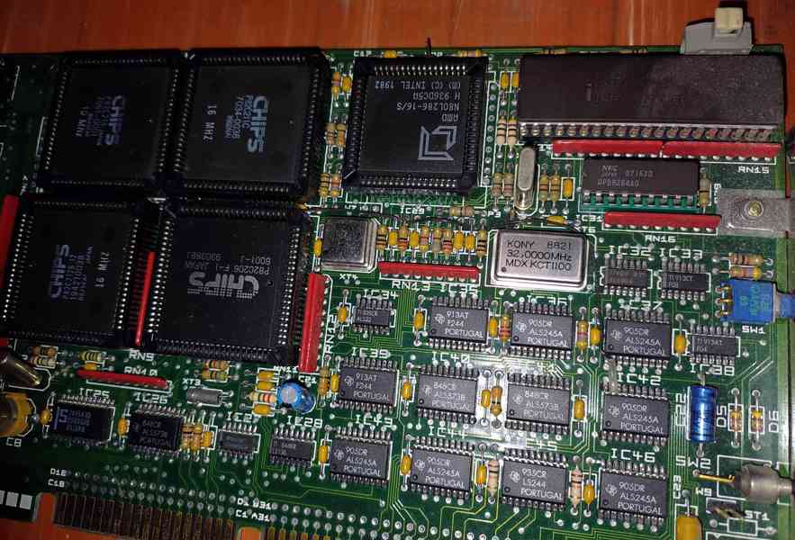 Historická procesorová karta s cpu 286+kopr.287, SIMM. - bazar ...