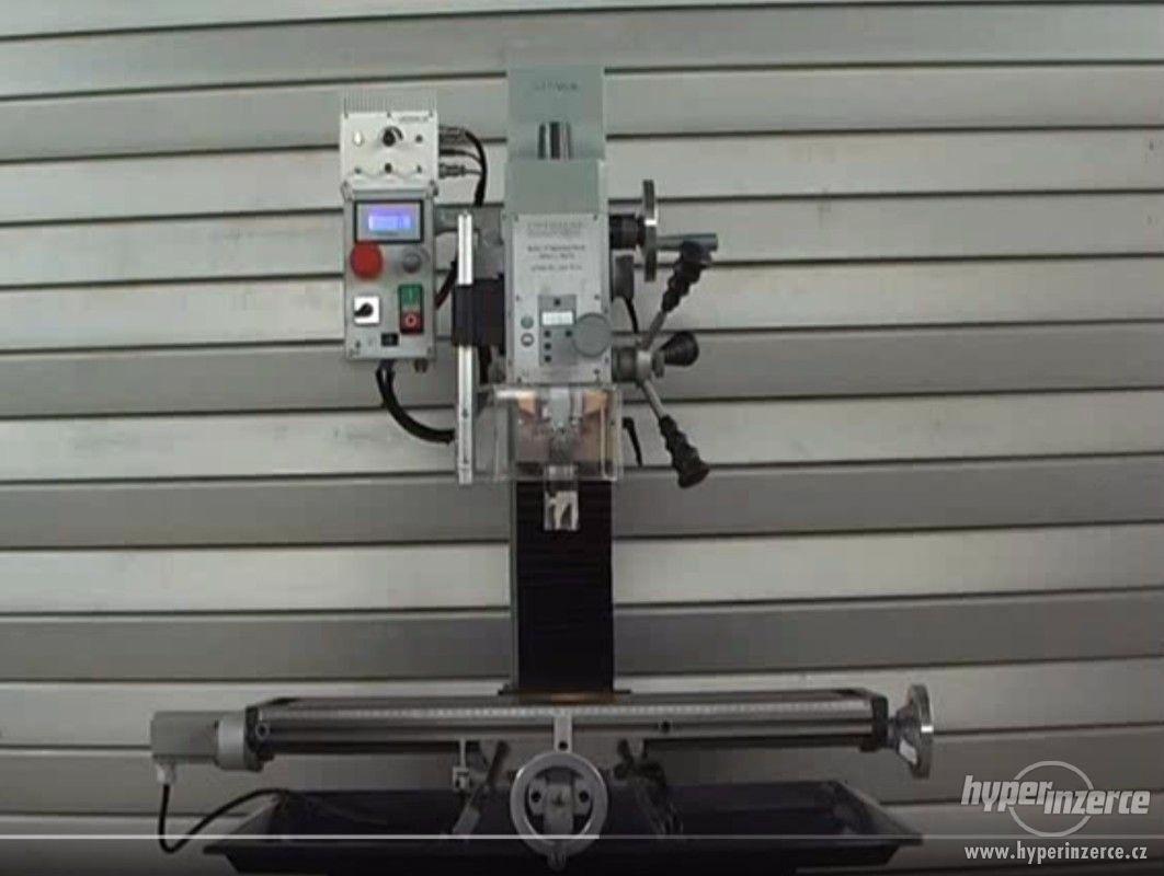 Vrtačko frézka na kov Optimum BF20Vario + vana na třísky - bazar ...