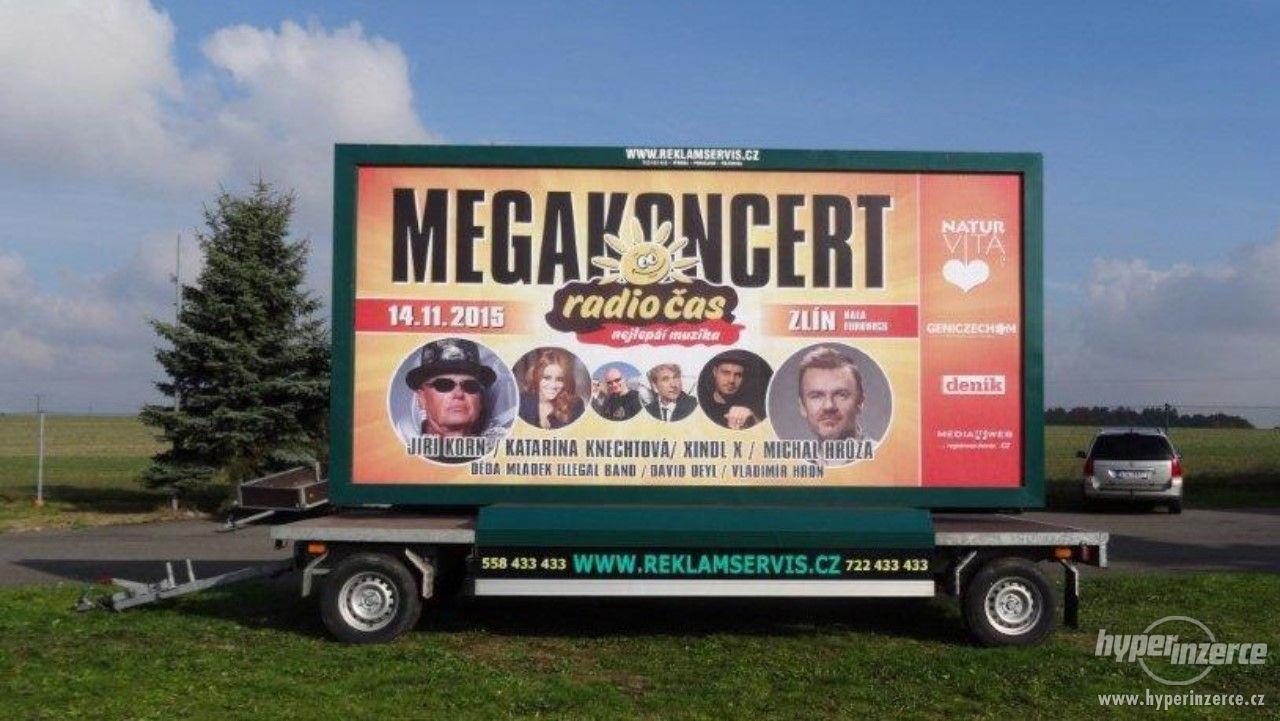 Mobilní billboard reklama přívěs mobilní i statická reklama. - bazar ...