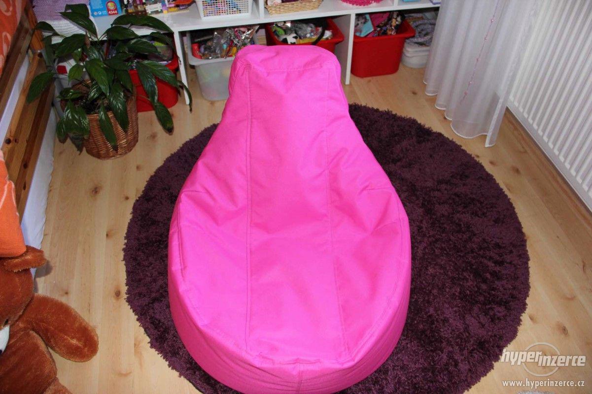 Sedací pytel Color Kids - růžový - cena 299 Kč - bazar - Hyperinzerce.cz