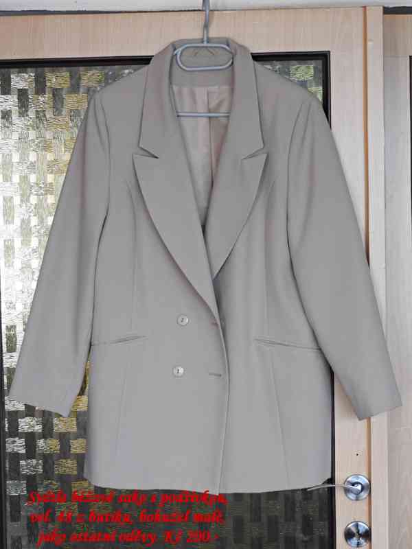 Nabízím málo nošené sako ve vel.48 - bazar - Hyperinzerce.cz