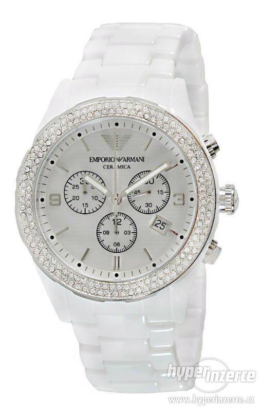 EMPORIO ARMANI AR1456 - NOVÉ LUXUSNÍ HODINKY - bazar - Hyperinzerce.cz