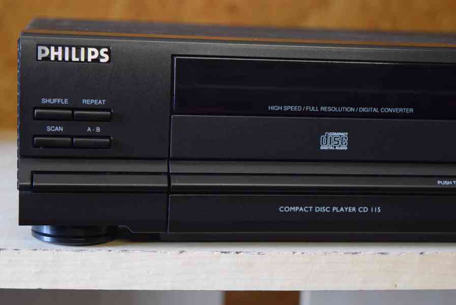 PHILIPS CD 115 KVALITNÍ CD PŘEFRÁVAČ TDA1543 !! - bazar - Hyperinzerce.cz