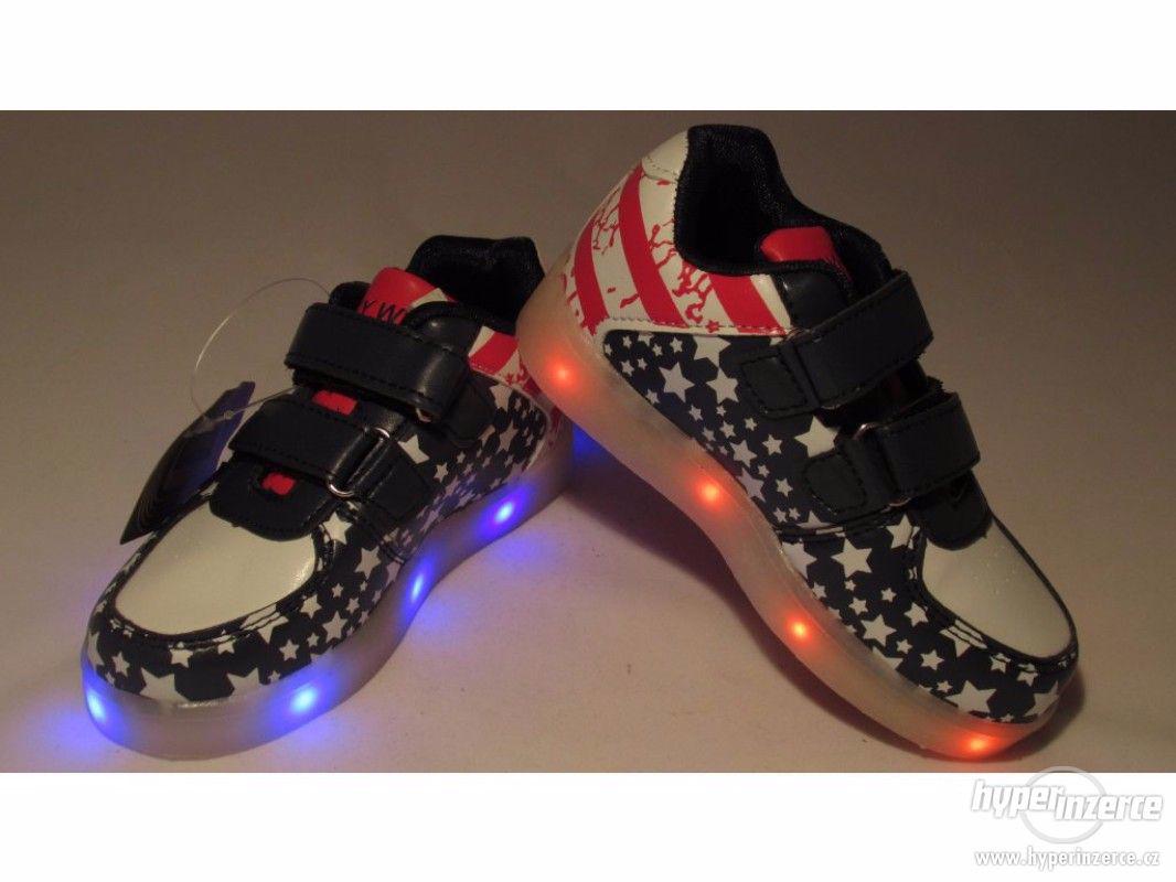 Svíticí LED boty - bazar - Hyperinzerce.cz