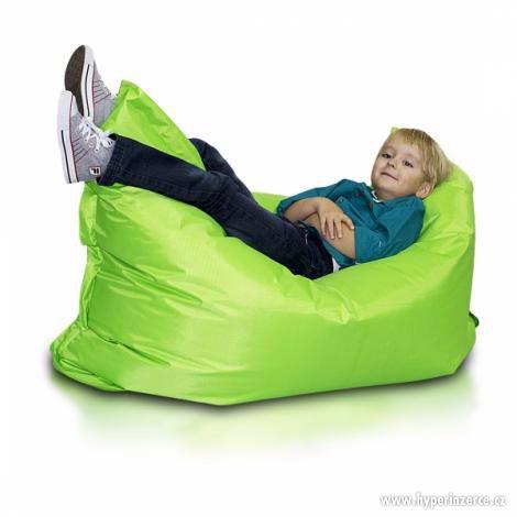 Sedací pytel, válecí vak POLŠTÁŘ JUNIOR pro děti, limetka - bazar ...