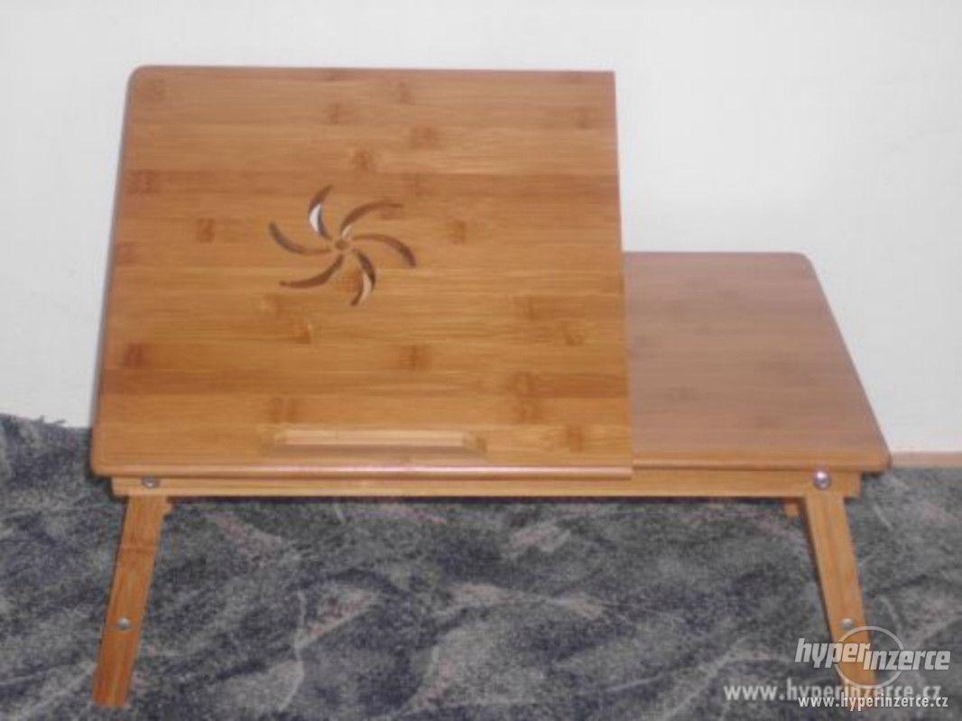 Bambusový stolek pod notebook - bazar - Hyperinzerce.cz