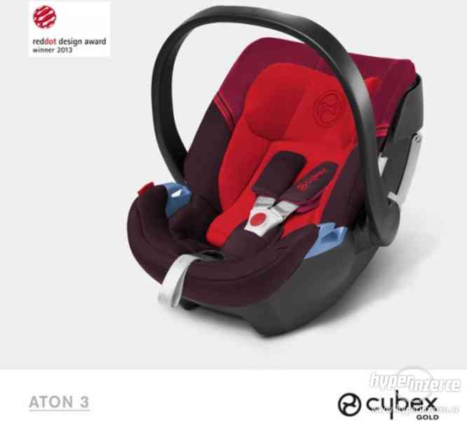 Cybex Aton 3 Mars Red + Aton Base 2 - bazar - Hyperinzerce.cz