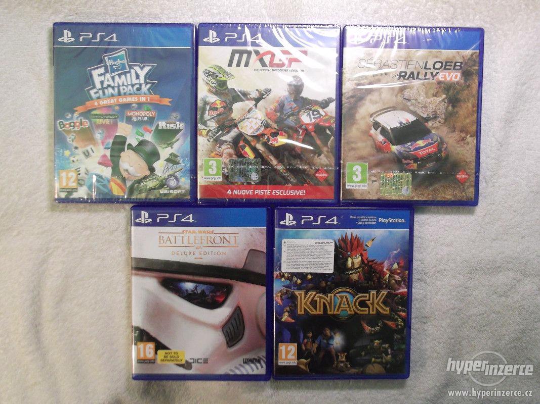 Hry na Playstation 4 - Více fotek - bazar - Hyperinzerce.cz