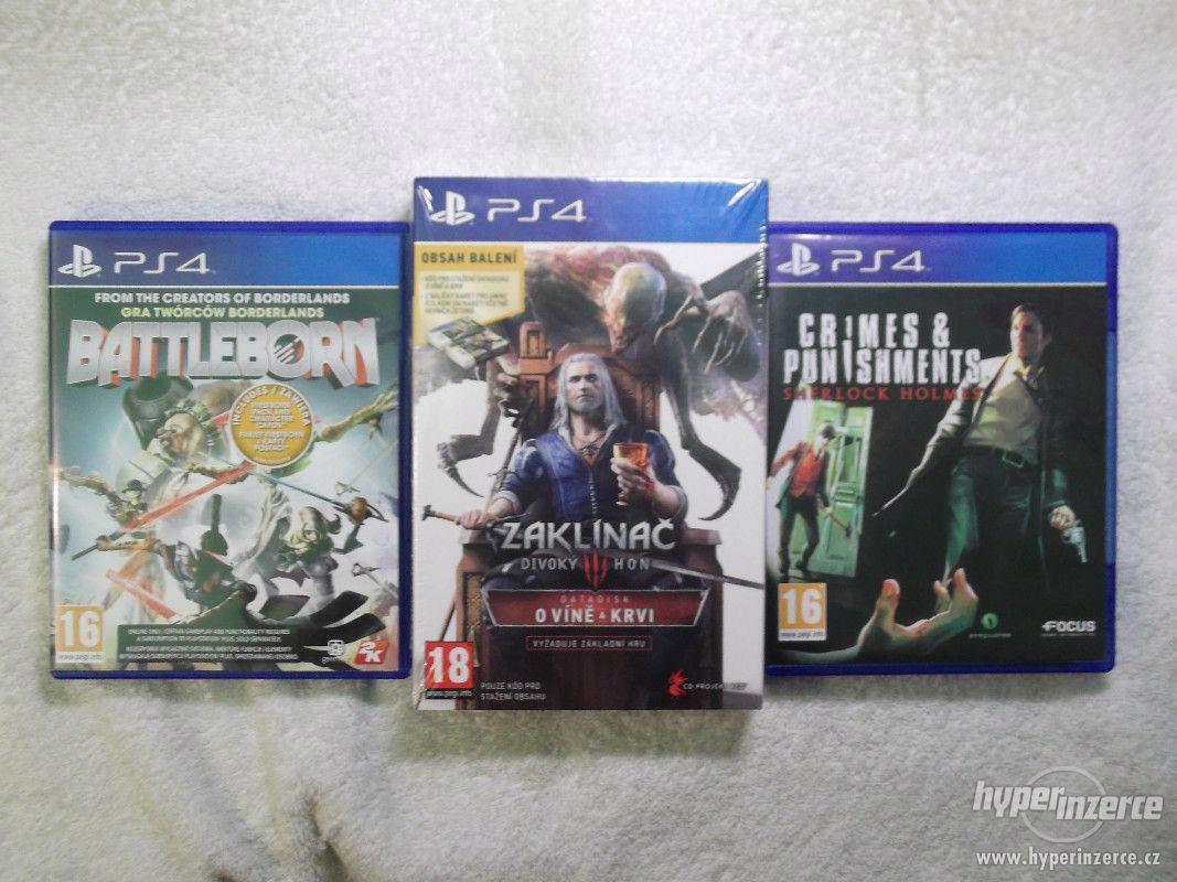 Hry na Playstation 4 - Více fotek - bazar - Hyperinzerce.cz