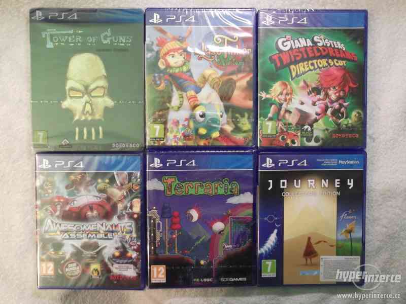 Hry na Playstation 4 - Více fotek - bazar - Hyperinzerce.cz