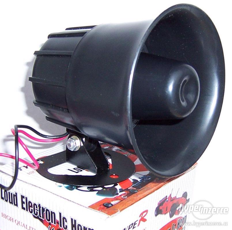Megafon do auta 12V - 30W. Unikátní siréna s mikrofonem na 1 - bazar ...