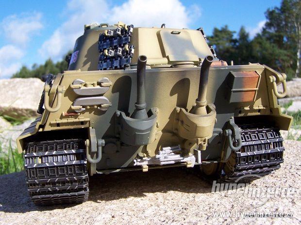 NOVÝ Kovový RC model tanku Tiger II. King Tiger z ed. Torro - bazar ...
