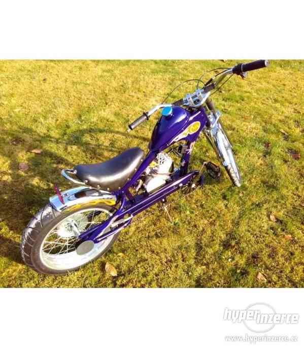 Moto kolo Chopper 80cc modré nové zabalené mohu poslat - bazar ...