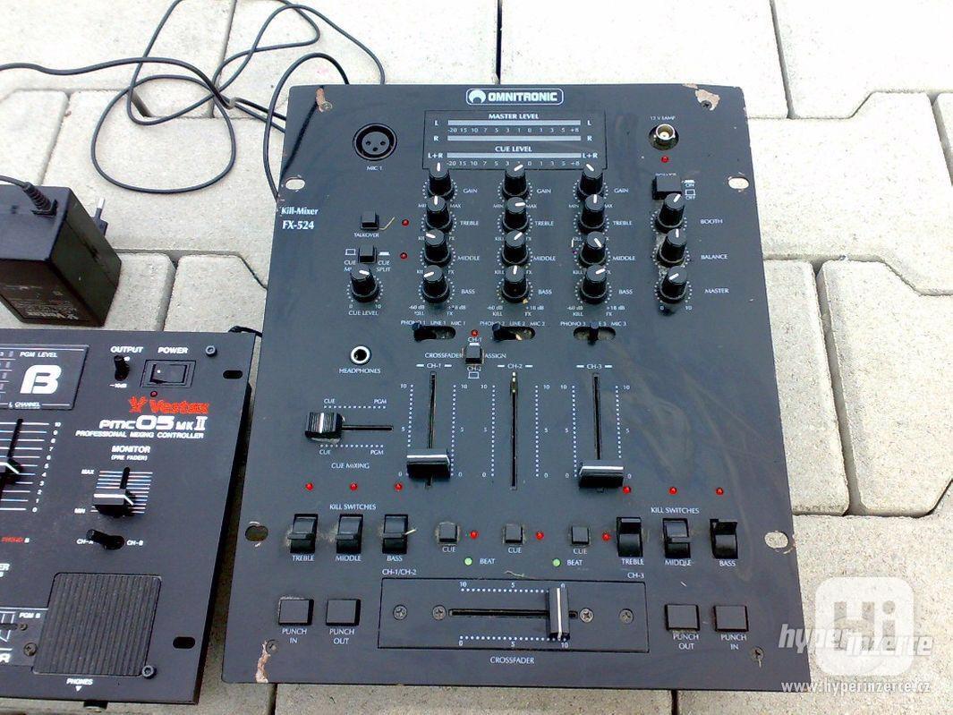 Mix Pult Omnitronic FX 524,Vestax PMC 05 MK II. - bazar - Hyperinzerce.cz