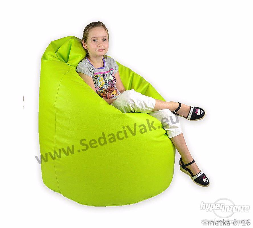 Sedací pytel - Sedací vak pro dospělé + podnožník - bazar - Hyperinzerce.cz