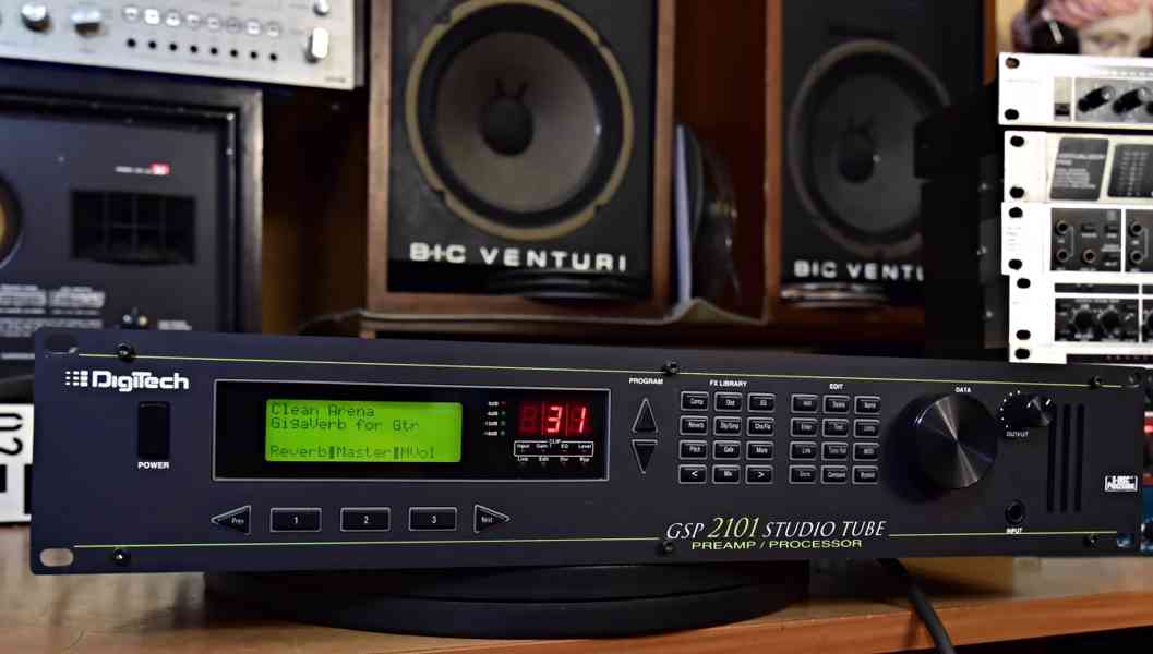 DIGITECH GSP 2101 STUDIO TUBE PREAMP EFFECTS PROCESSOR - bazar ...