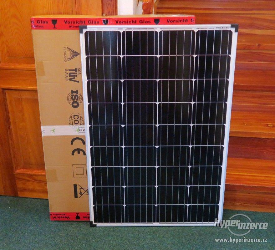 Solární panel fotovoltaický monokrystal 120W - 12V - bazar ...