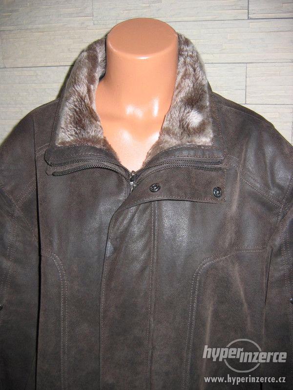 KARA - NOVÁ LUXUSNÍ ZIMNÍ PÁNSKÁ KOŽENÁ BUNDA - VEL. XXL - bazar - Hyperinzerce.cz