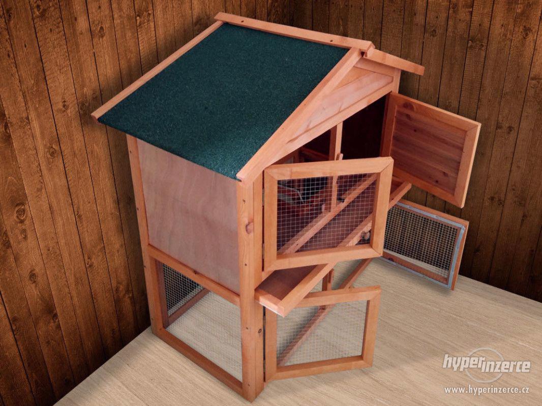 Králíkárna,králikárna s domečkem a výběhem 102x100x60cm. - bazar ...