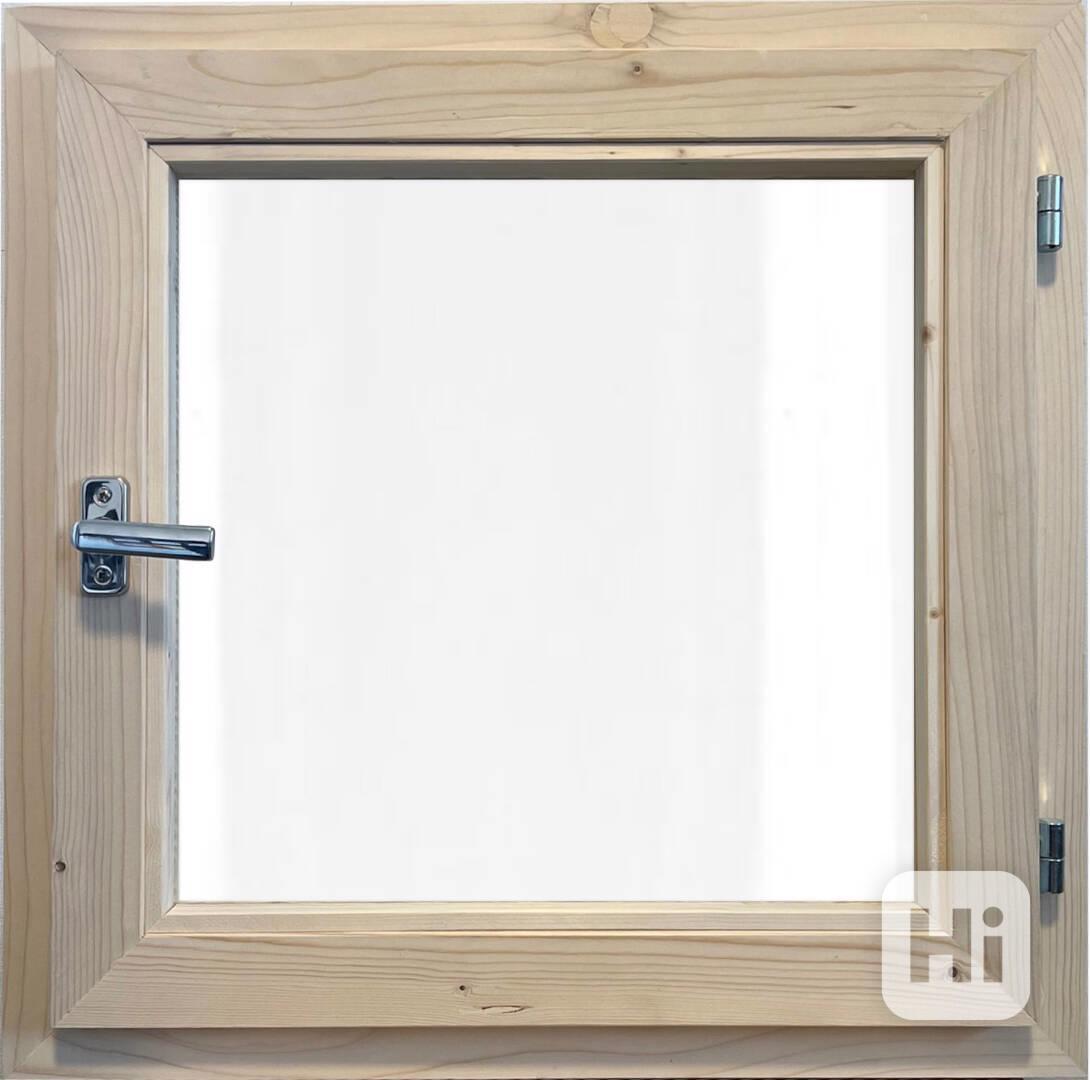 Dřevěné okno 60x60 -Okýnko 60/60 pravé, levé i sklápěcí - bazar ...