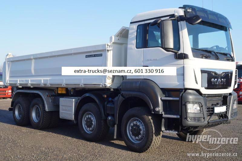 MAN TGS 35.440 8x6 Třístranný sklápěč Bordmatik EURO 6 - bazar ...