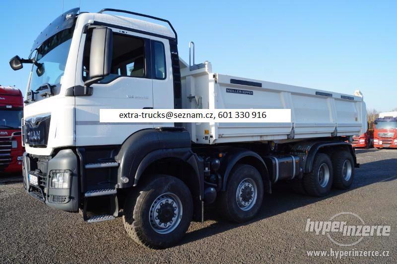 MAN TGS 35.440 8x6 Třístranný sklápěč Bordmatik EURO 6 - bazar ...