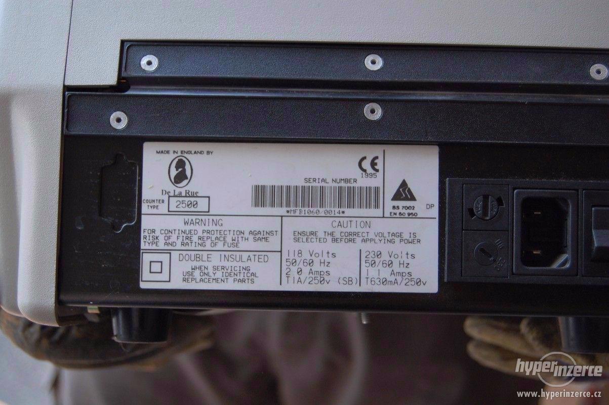 Profesionální počítačka bankovek DeLaRue 2500 - bazar - Hyperinzerce.cz