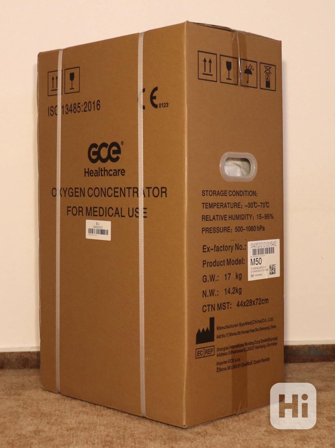 Koncentrátor kyslíku GCE M50 nový nevybalený, záruka 2 roky - bazar ...