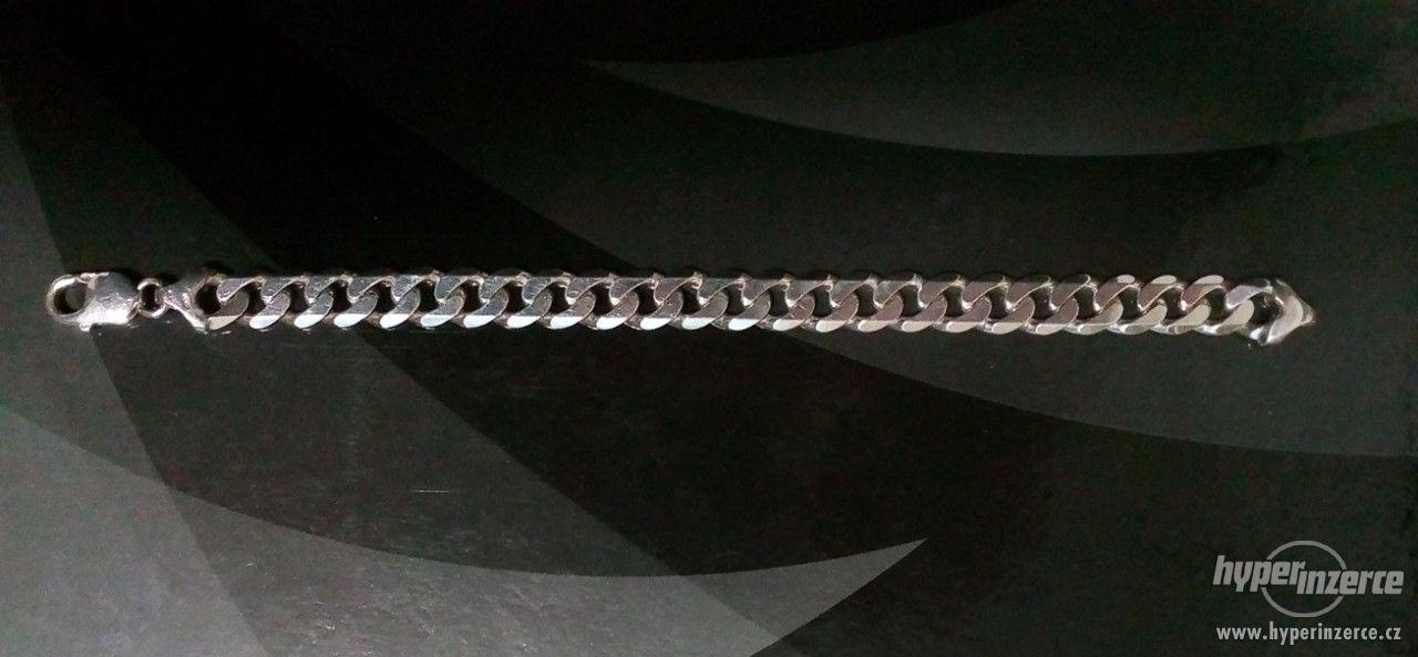 Stříbrný řetízek na ruku - bazar - Hyperinzerce.cz