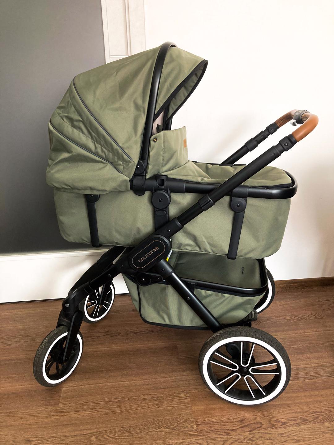 Kočárek Teutonia Trio 2020, black/ urban hunter - bazar - Hyperinzerce.cz
