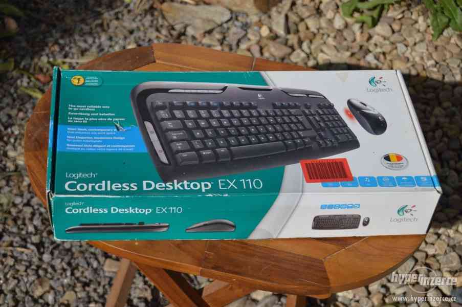 Logitech Cordless Desktop EX110 CZ novy - bazar - Hyperinzerce.cz