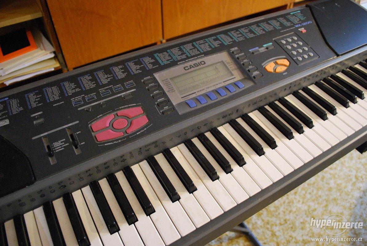 Casio WK-1200 * klávesy * profes. sestava * velmi dobrý stav - bazar ...