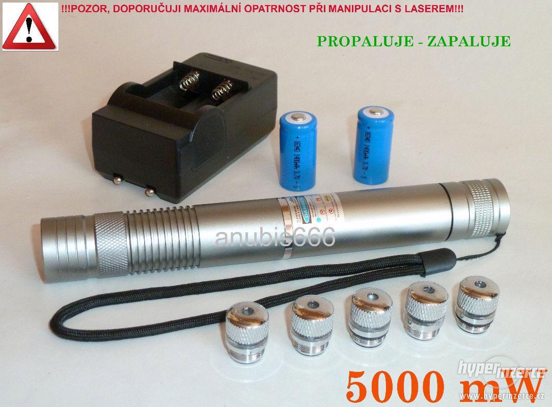 LASER BLUE LINE 5000mW-VŠE PÁLÍ! - bazar - Hyperinzerce.cz
