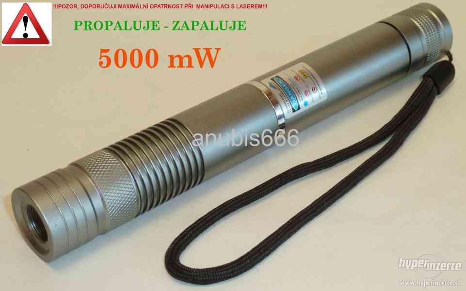 LASER BLUE LINE 5000mW-VŠE PÁLÍ! - bazar - Hyperinzerce.cz