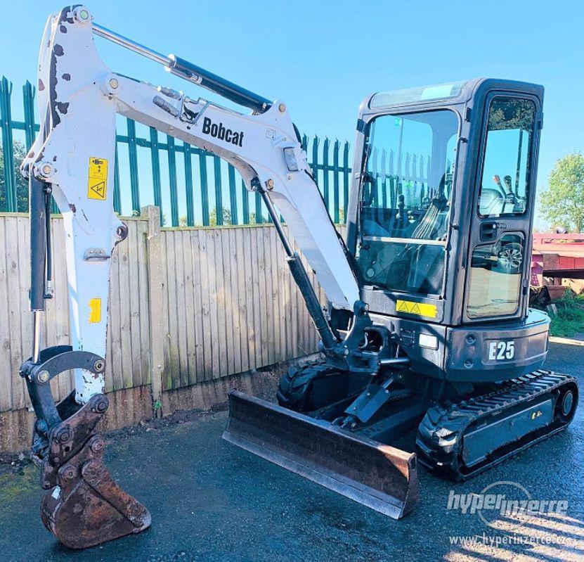 zánovní mini bagr BOBCAT E25, rok 2017, jen 1415 hodin! - bazar ...