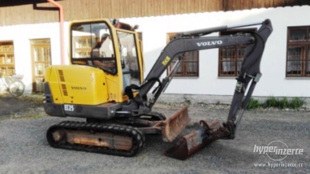 Prodám minibagr Volvo EC 25 - bazar - Hyperinzerce.cz