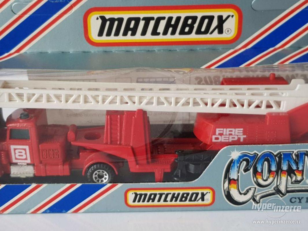 Matchbox Convoy Peterbilt Fire Rescue Truck Boxed - bazar - Hyperinzerce.cz