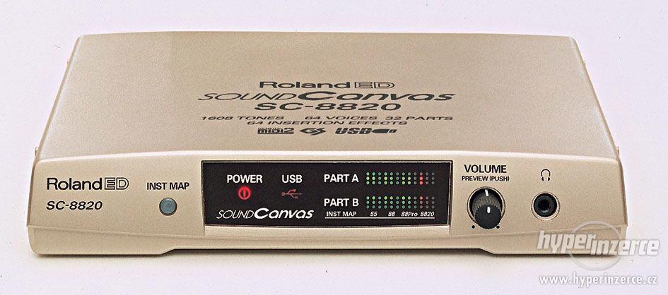Prodám zvukový modul Roland SC 8820 - bazar - Hyperinzerce.cz