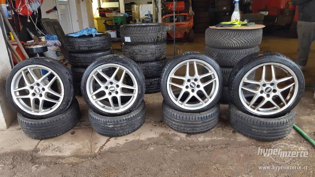 alu kola BBS 5x112 8jx18 et37 pneu barum 225/40 r18 na dojet - bazar ...