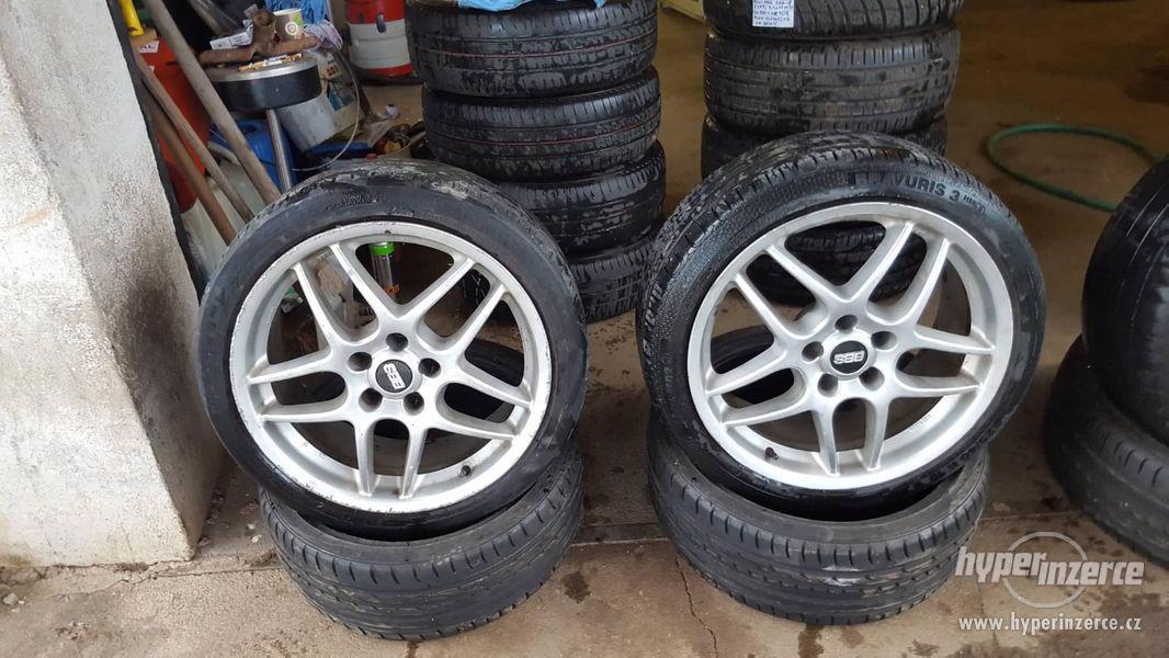 alu kola BBS 5x112 8jx18 et37 pneu barum 225/40 r18 na dojet - bazar ...