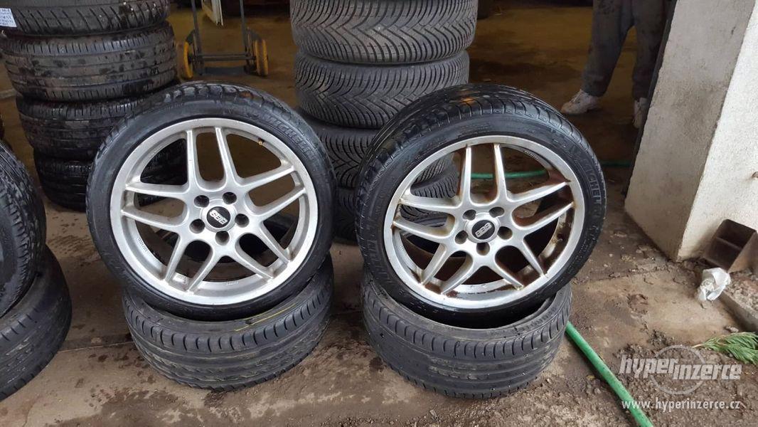 alu kola BBS 5x112 8jx18 et37 pneu barum 225/40 r18 na dojet - bazar ...
