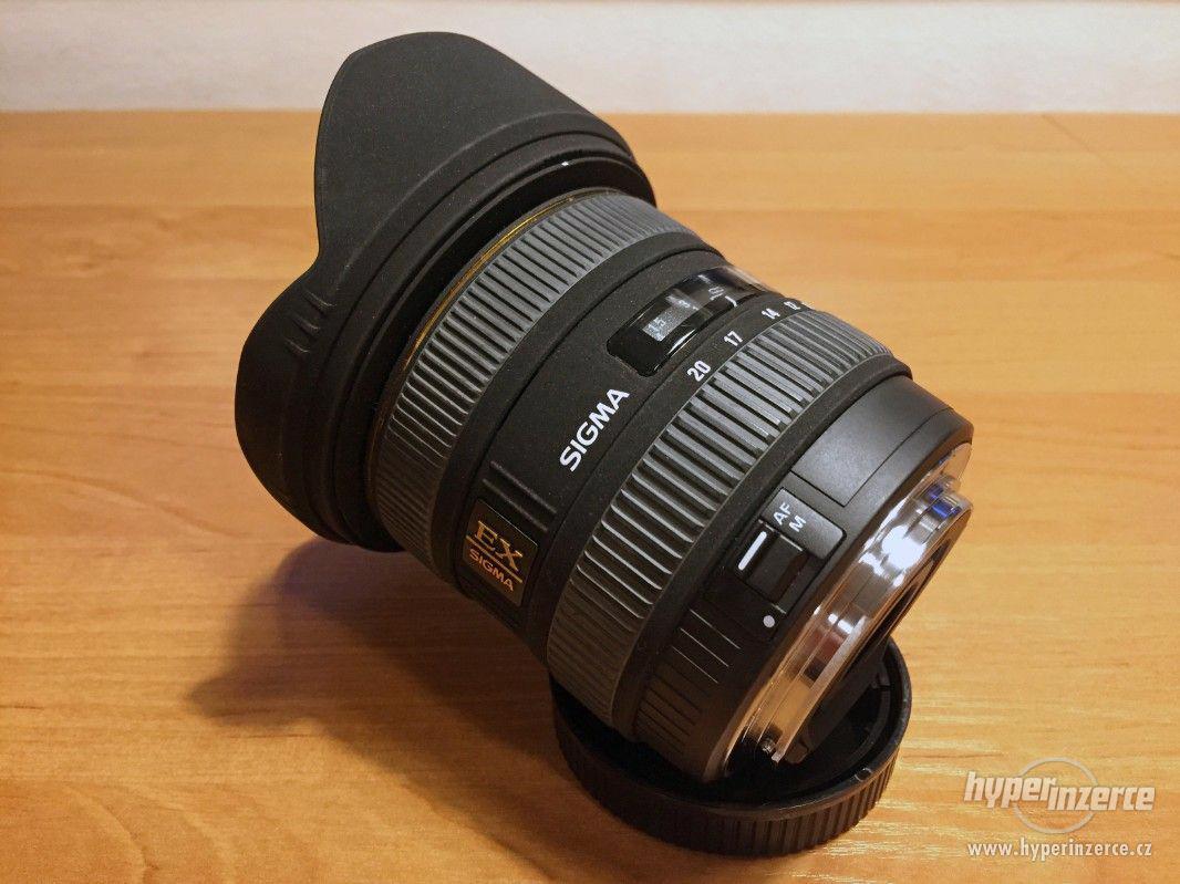 SIGMA 10-20 mm f/4-5.6 EX DC HSM pro Canon EF - bazar - Hyperinzerce.cz