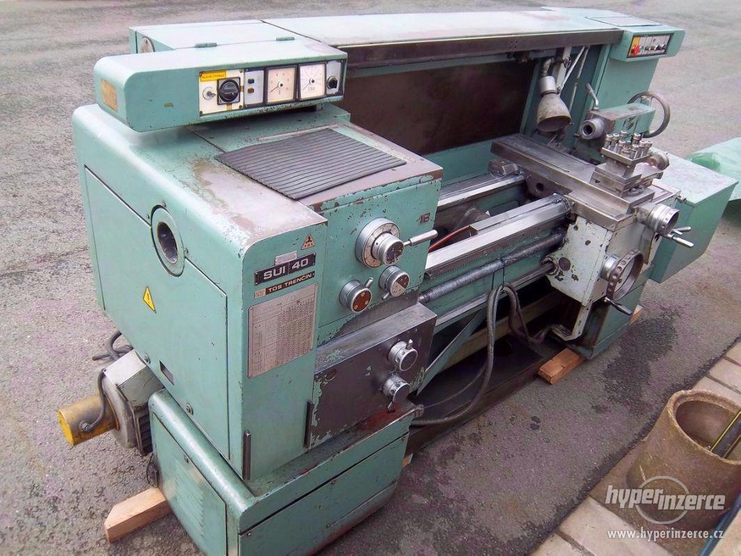 Hrotový soustruh TOS SUI 40 / 1000 - bazar - Hyperinzerce.cz