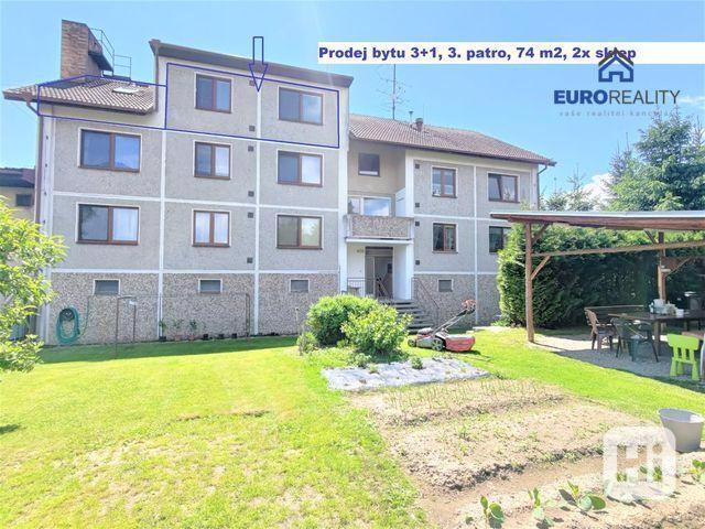 Prodej, byt 3+1 s garáží, 74 m2, Kestřany - bazar - Hyperinzerce.cz