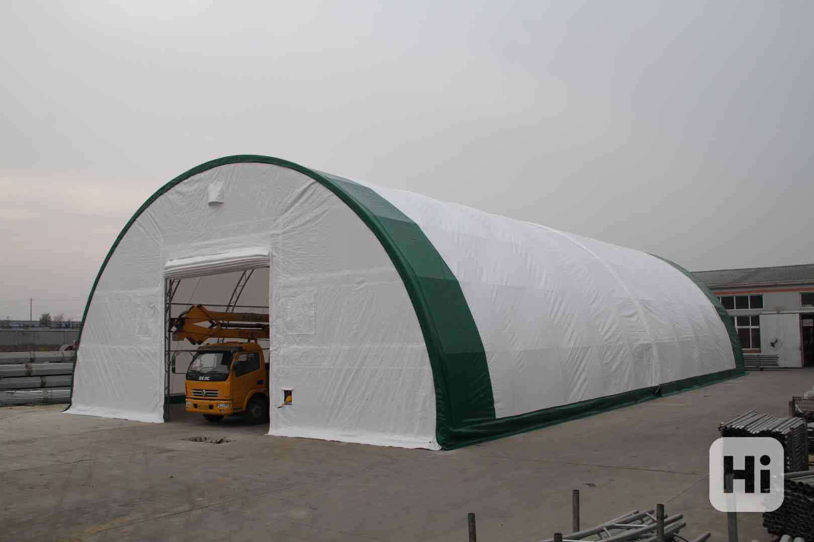 Klenuté stanové haly 12x18 m - bazar - Hyperinzerce.cz