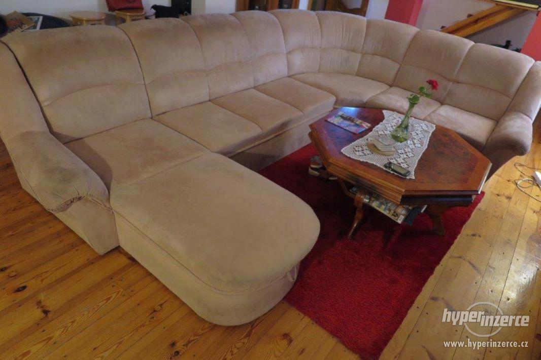 rozkládací gauč ve tvaru "U" - bazar - Hyperinzerce.cz