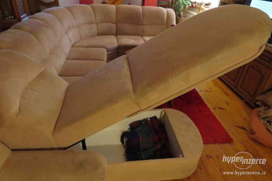 rozkládací gauč ve tvaru "U" - bazar - Hyperinzerce.cz