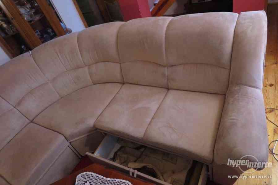 rozkládací gauč ve tvaru "U" - bazar - Hyperinzerce.cz