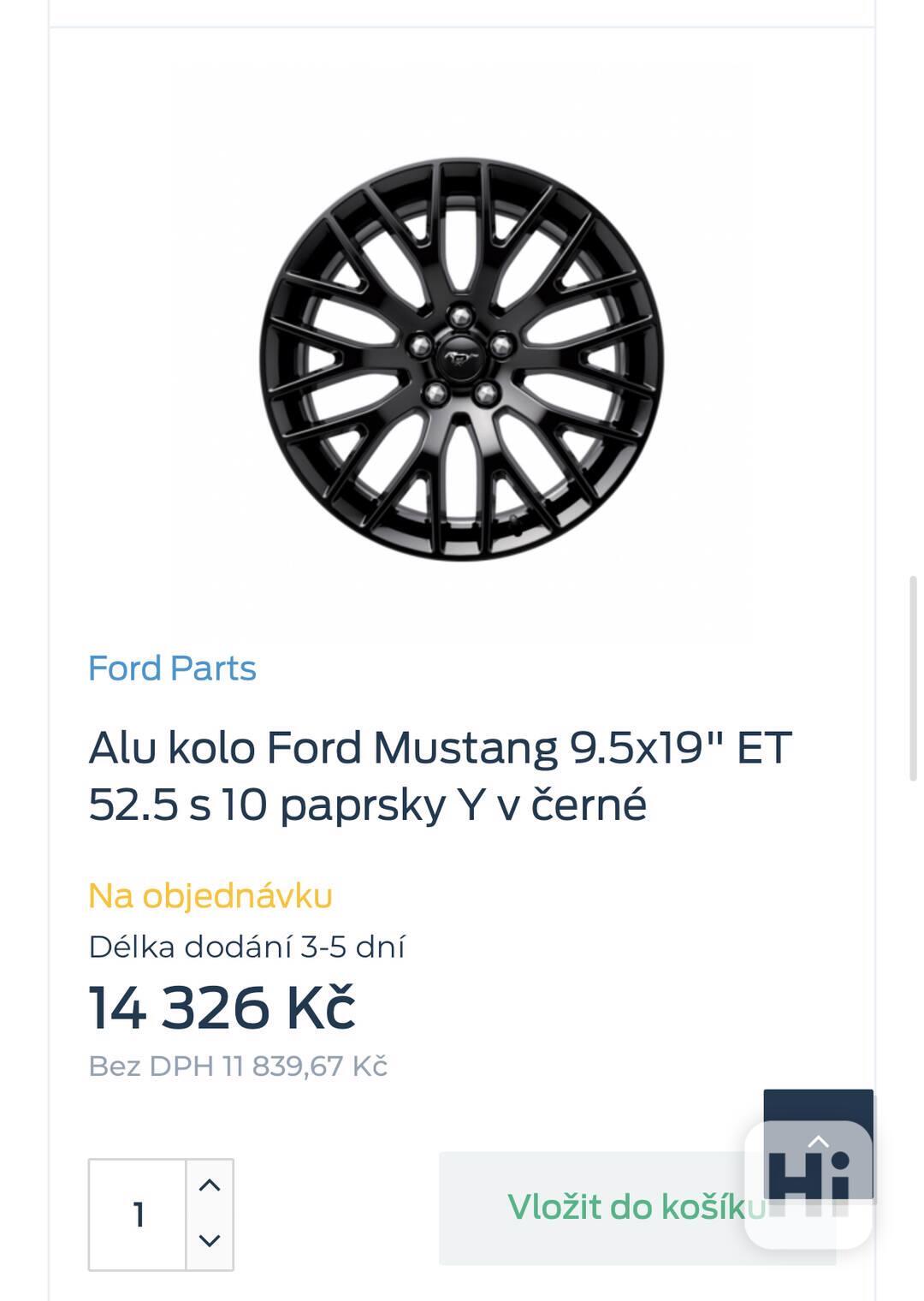 Original alu kola na Ford Mustang 2015+ - bazar - Hyperinzerce.cz