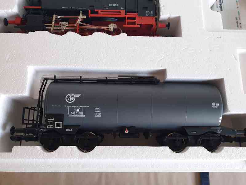 Spur 1 Marklin 55035 BR 80 038 Parní lokomotiva a vagony - s - bazar ...